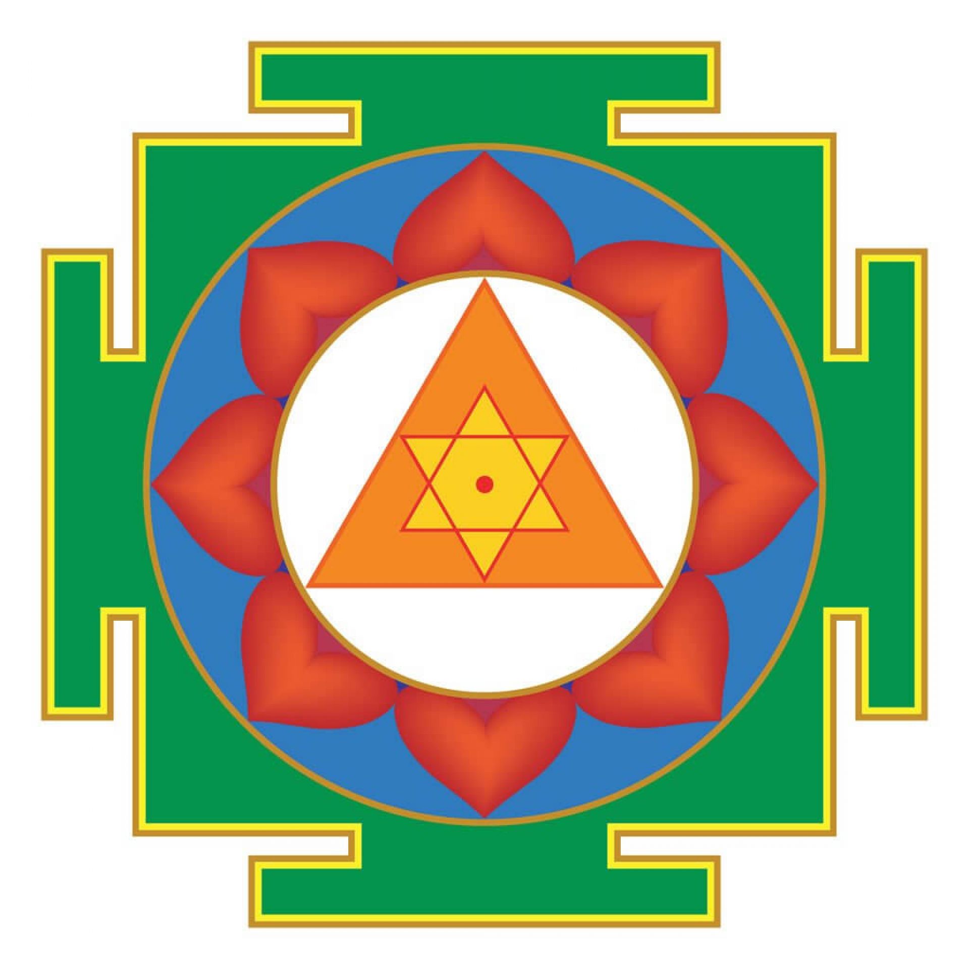 Ganesha Yantra | 7,5 x 7,5 cm | Y-3.1